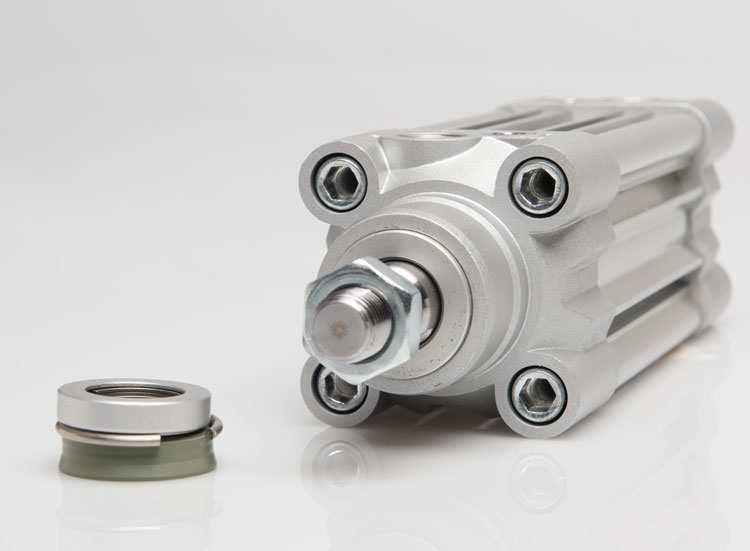 Rod seal with metal scraper - ARTEC Pneumatic